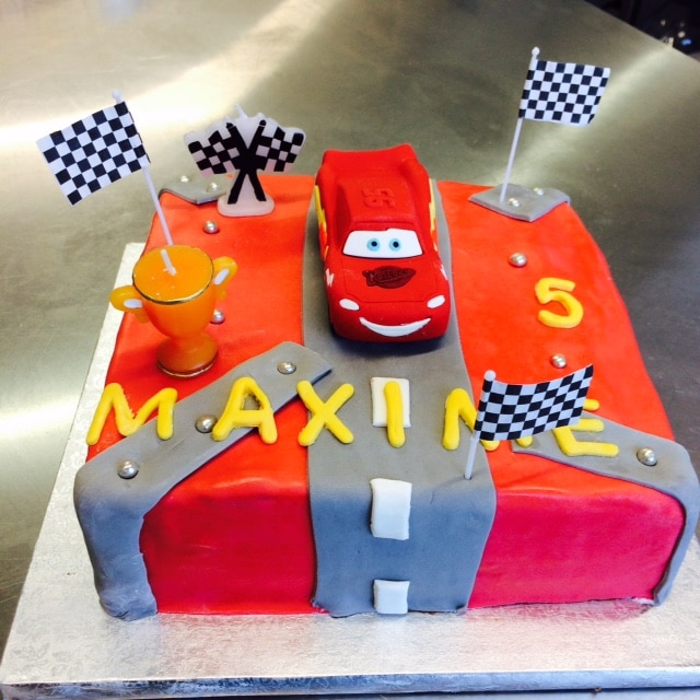 Gâteau Cars - Cake design, Pâte à sucre - Les Délices de Mary