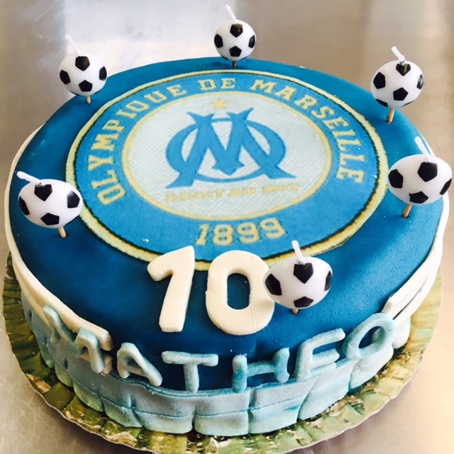 Gâteau club de foot - Cake design, Pâte à sucre - Les Délices de Mary